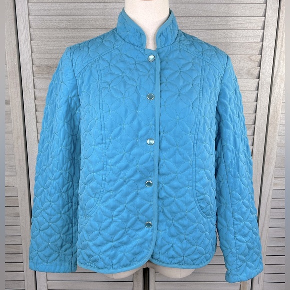 RQT Petite | Jackets & Coats | Rqt Petite Turquoise Quilted ...